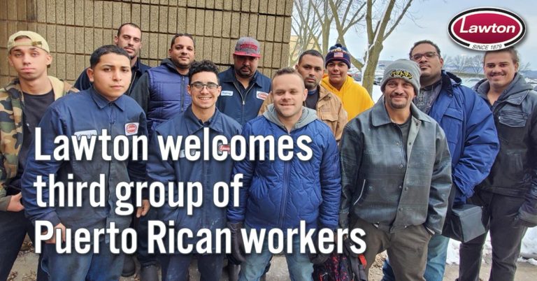 Lawton welcomes the third group of Puerto Rican workers - C.A. Lawton ...